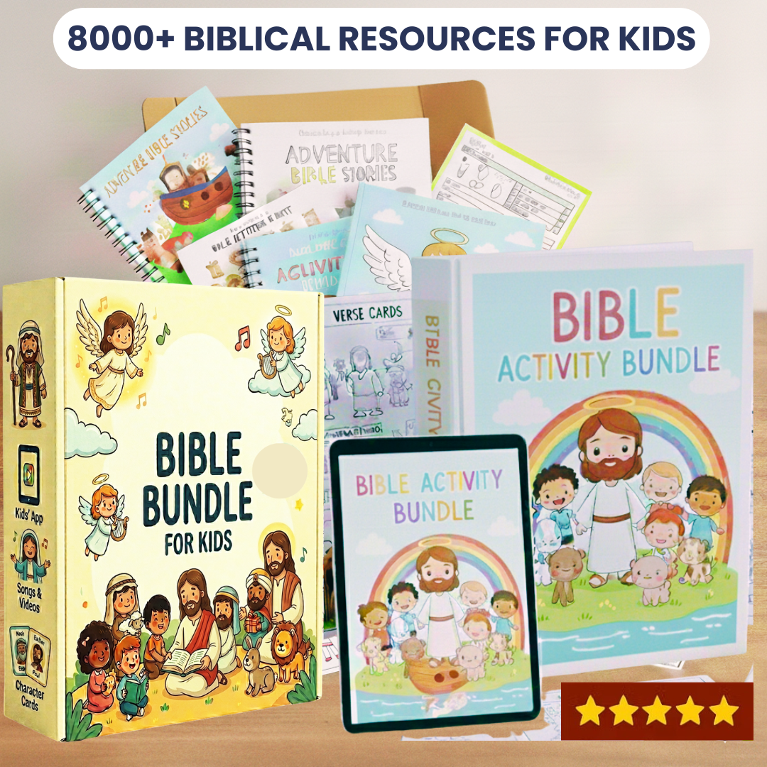 BIble for Kids Printable Mega bundle – Kids Creative Planet